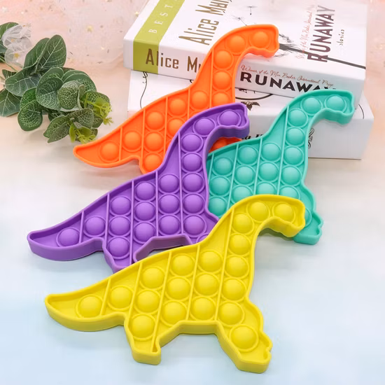 Push Pop Bubble Pop It Fidget Toy Round Purple Sensory Toy Stress ...